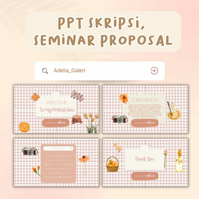 Jual PPT AESTHETIC PROPOSAL SKRIPSI | Shopee Indonesia