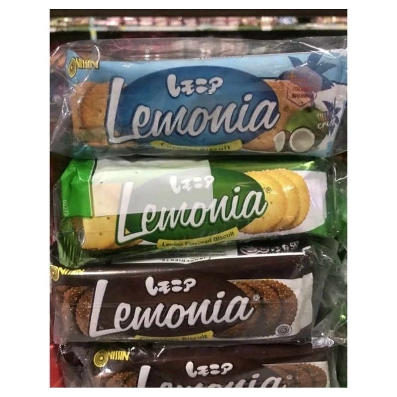Jual Biskuit Lemonia Lemon Original Kemasan isi 10 sachet | Shopee ...