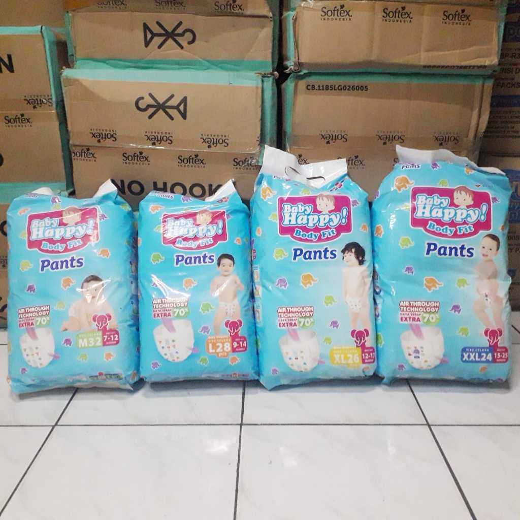Jual Baby Happy Pants S40/M32/L28/Xl26/XXL24 | Shopee Indonesia