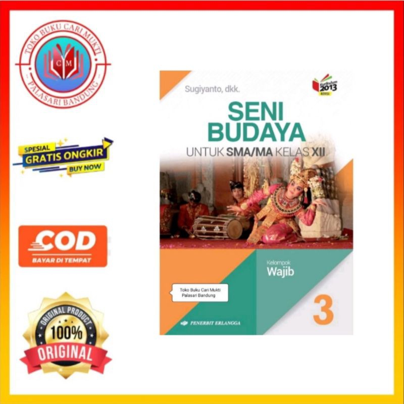 Jual Erlangga Buku Seni Budaya Kelompok Wajib Untuk SMA/MA Kelas 12 Kurikulum 2013 | Shopee ...