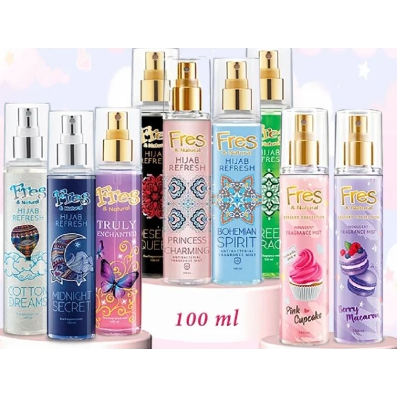 Jual (100ml) fres & natural spray cologne parfume fresh | Shopee Indonesia