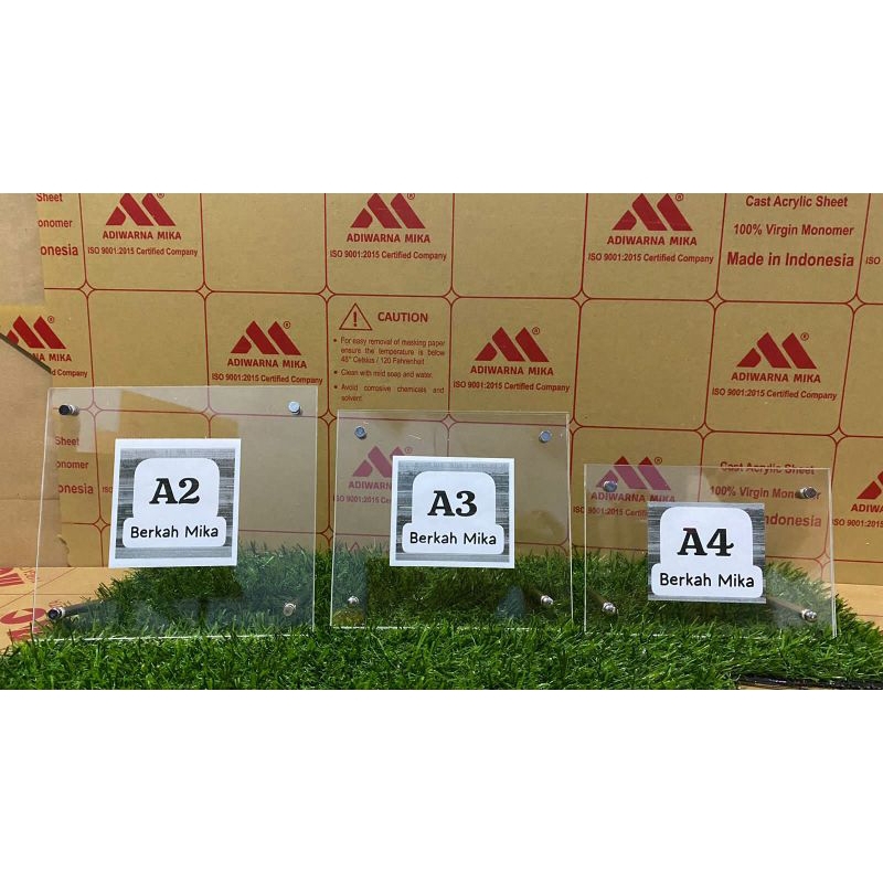 Jual Akrilik frame/Bingkai/Display Akrilik standing frame untuk di ...