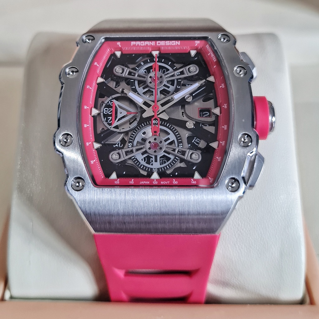 Jual PAGANI DESIGN Phantom Red PD-YS011 Jam Tangan Pria Original Analog ...