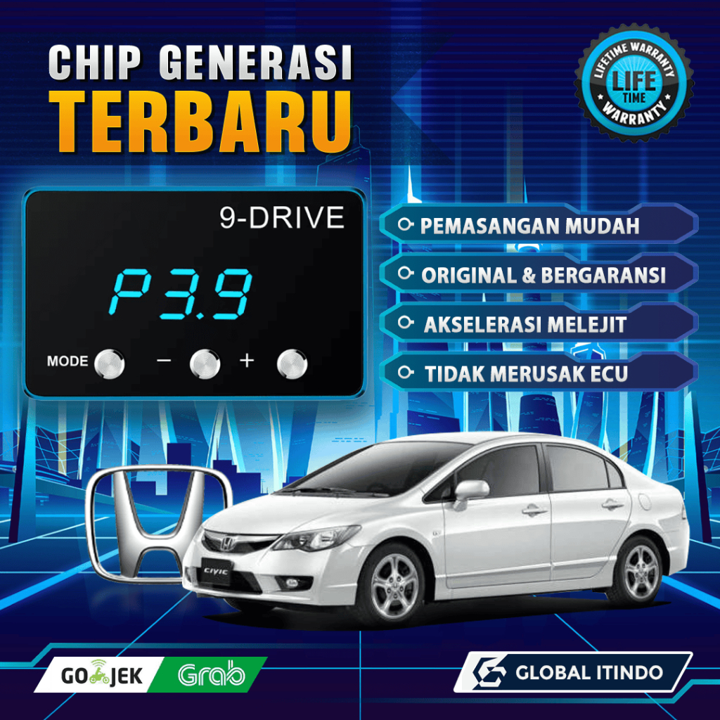 Jual 9 Drive Honda Civic FD Piggyback Throttle Controller ECU Remap | Shopee Indonesia