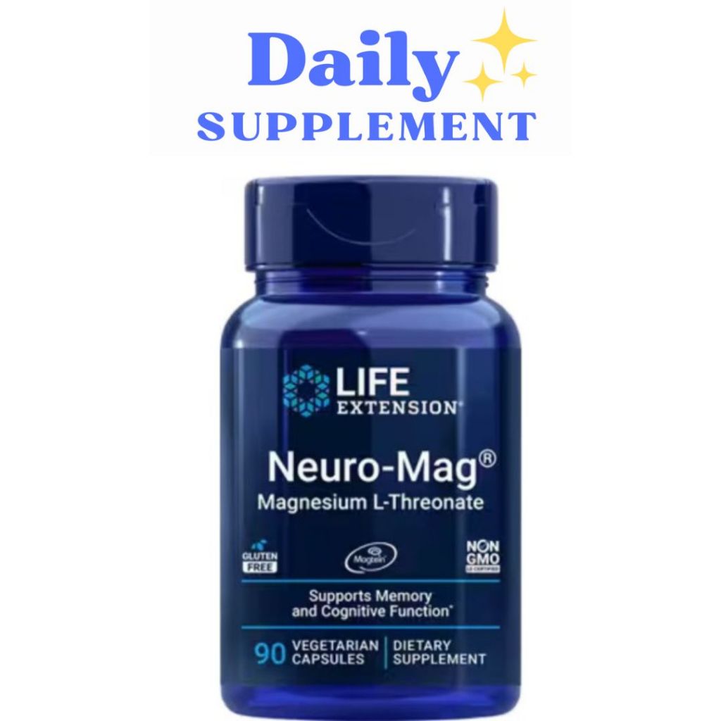 Jual Life Extension Neuro-mag Magnesium L-threonate - 90 Capsules - NON ...