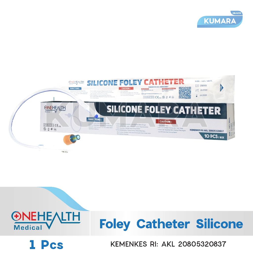 Jual ONEHEALTH - Foley Catheter Silicone / Selang Urine / Kateter Urin ...