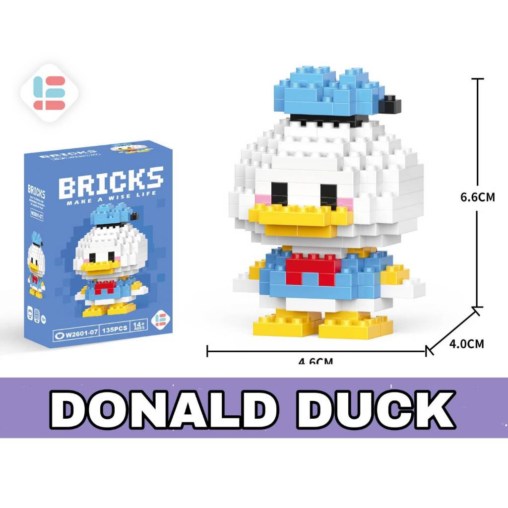 Jual Nano Block Model Karakter Mainan Balok Edukasi Anak DIY Bricks ...