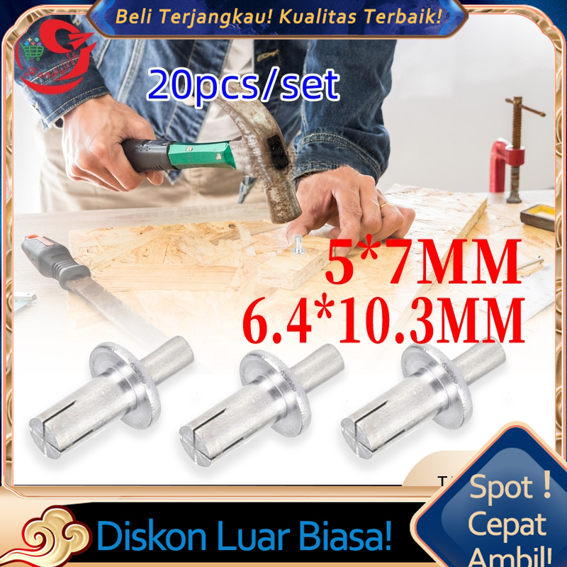Jual 20pcs Baut Dynabolt SS uk 6.4X10.3/Paku M4/M5/M6 Isi/Frame Angkur ...