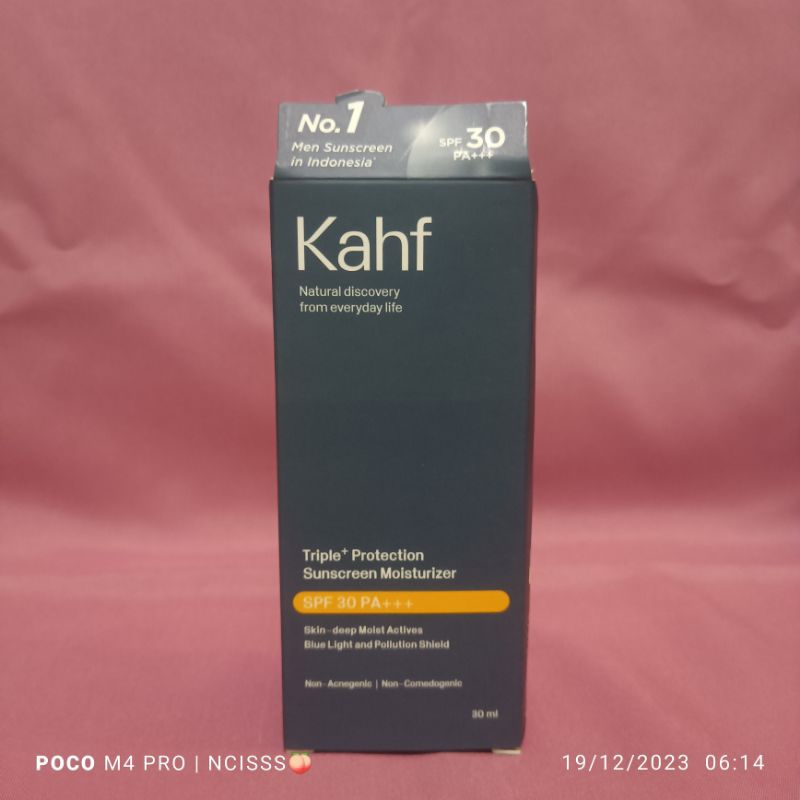 Jual KAHF Sunscreen Moisturizer | Shopee Indonesia