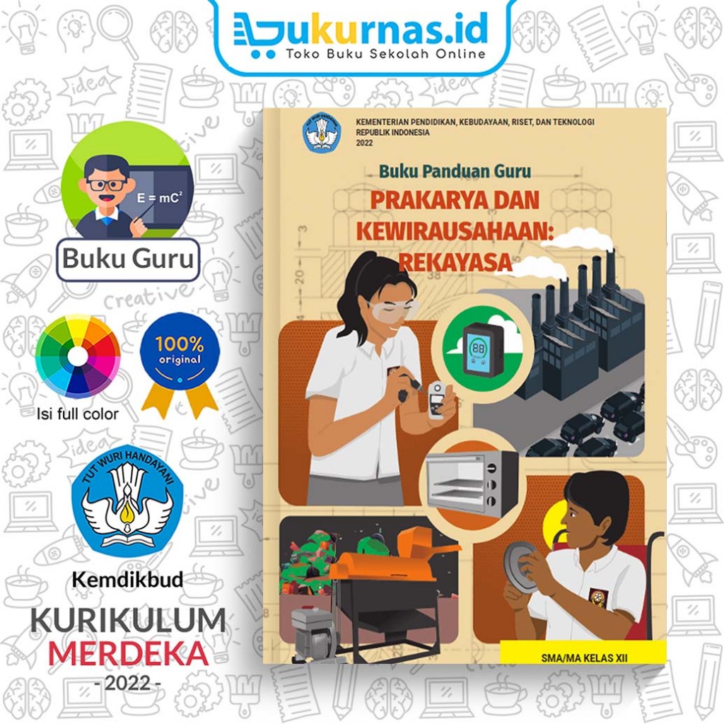 Jual Buku Panduan Guru Prakarya : Rekayasa SMA/MA Kelas 12 Kurikulum Merdeka Kurmer | Shopee ...