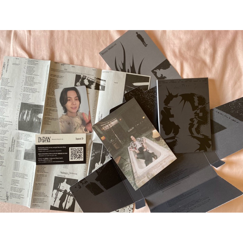 Jual AGUST D SUGA BTS D-DAY ALBUM FULLSET (weverse edition) ed UNSEALED ...