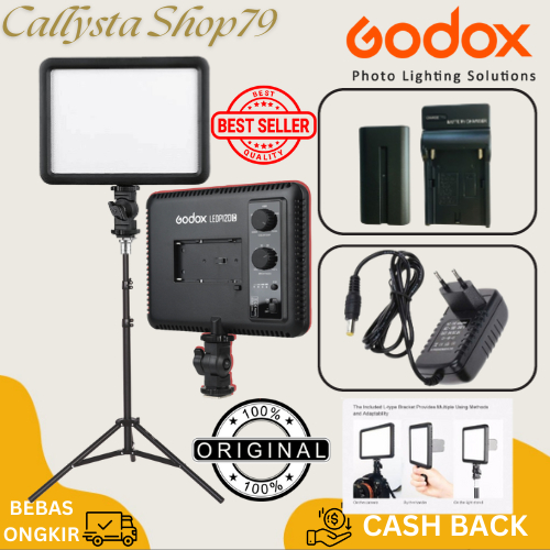Jual PAKET LAMPU LED GODOX P120C P-120 C VIDEO LIGHTING | Shopee Indonesia