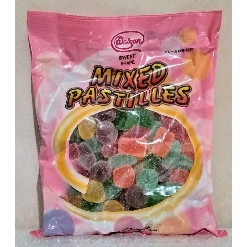 Jual Permen Jelly Mixed Pastilles / Waisun Kembang gula Jeli Aneka Rasa ...