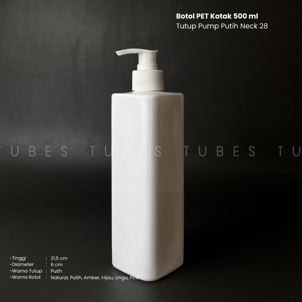Jual BOTOL PUMP 500 ML / BOTOL PET 500 ML TUTUP PUMP PUTIH | Shopee Indonesia