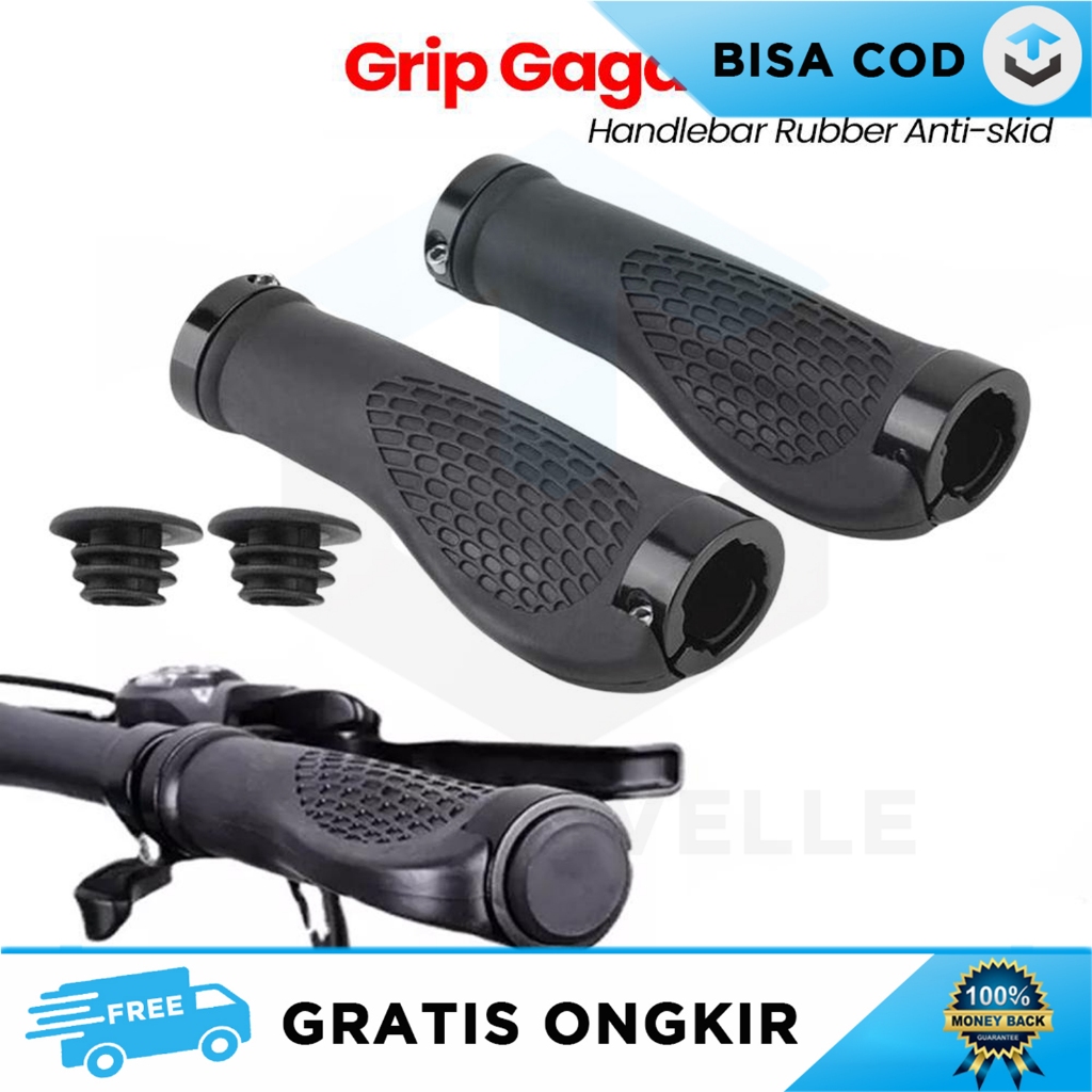 Jual HANDGRIP SEPEDA GRIP STANG SEPEDA HANDLEBAR ANTI SLIP NYAMAN ...