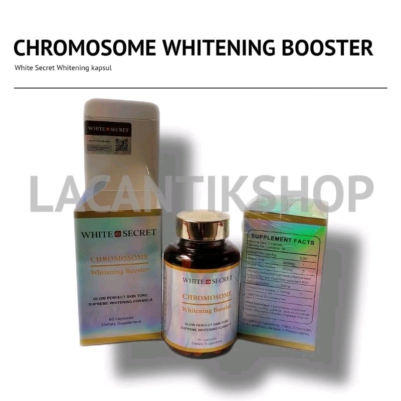 Jual Whitening cap'60 Booster White Secret | Shopee Indonesia