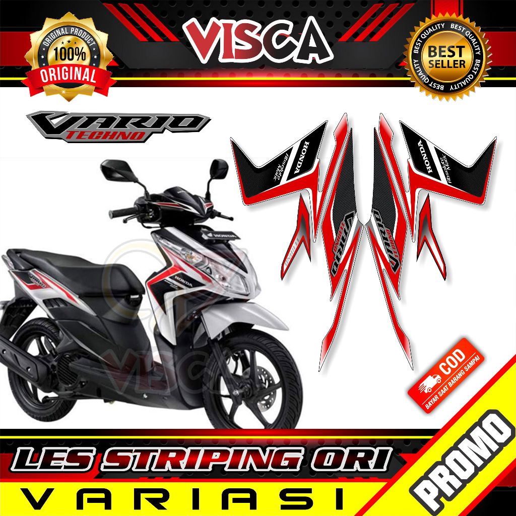 Jual Stiker Motor Vario - Striping Vario TECHNO - Striping Vario 110 ...