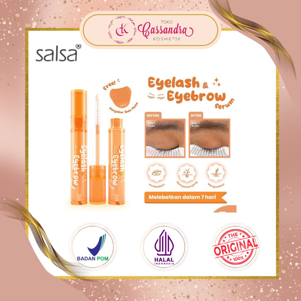 Jual SALSA EYELASH & EYEBROW SERUM | SERUM PENEBAL BULU MATA & ALIS ...