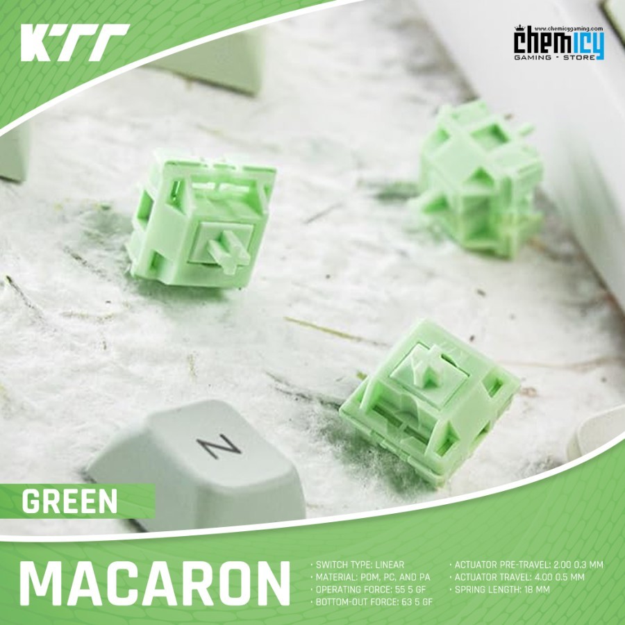 Jual KTT Macaron Series Green Mechanical Switch | Shopee Indonesia