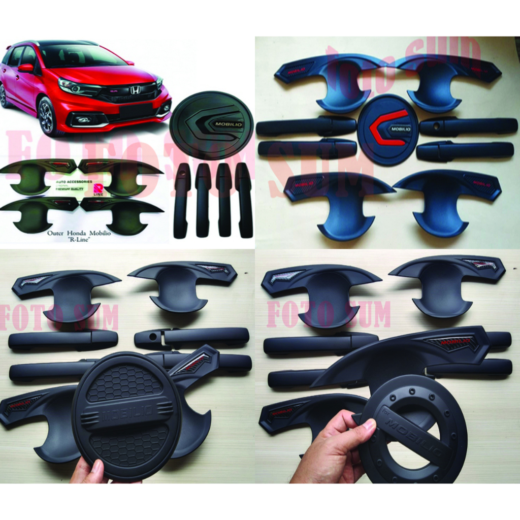 Jual outer hendel dan tangki mobil mobilio hitam awal sampai 2023 ...