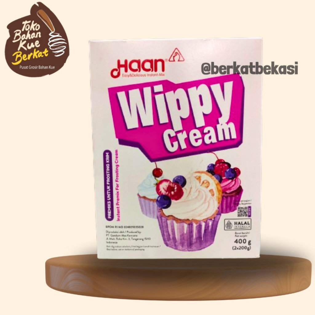 Jual WHIPPING CREAM HAAN /WIPPY CREAM INSTANT TOPPING POWDER 200 GR ...
