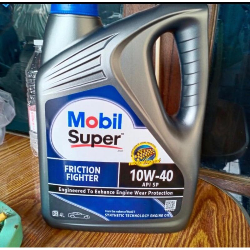 Jual Oli mesin Mobil Super 10W 40 Friction Fighter 4L (gratis filter ...