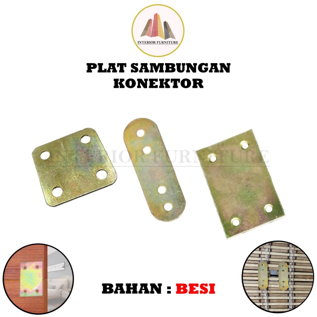 Jual Plat lurus sambungan konektor plat besi plat konektor lurus ...