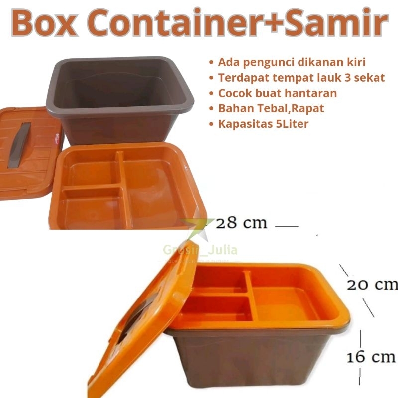Jual Box Container Samir Kontainer Hajatan Serbaguna Plastik ...