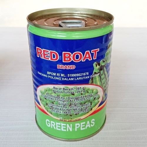 Jual Kacang Polong Kaleng 397gr / Green Peas Red Boat Brand | Shopee ...