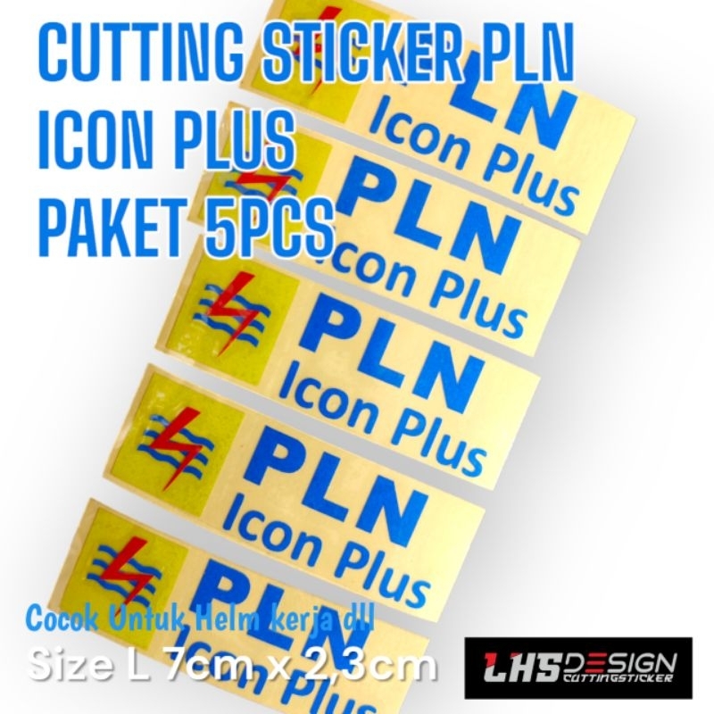 Jual PAKET 5PCS STICKER CUTTING PLN ICON PLUS | Shopee Indonesia