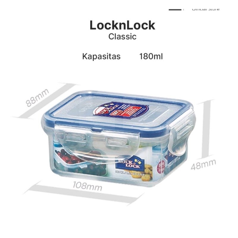 Jual LocknLock Food Container ukuran 320 ml | Shopee Indonesia