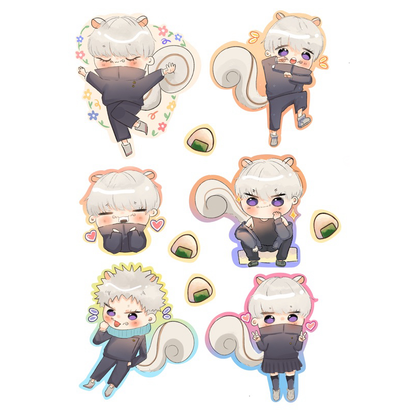 Jual stiker chibi inumaki toge tupai lucu | Shopee Indonesia