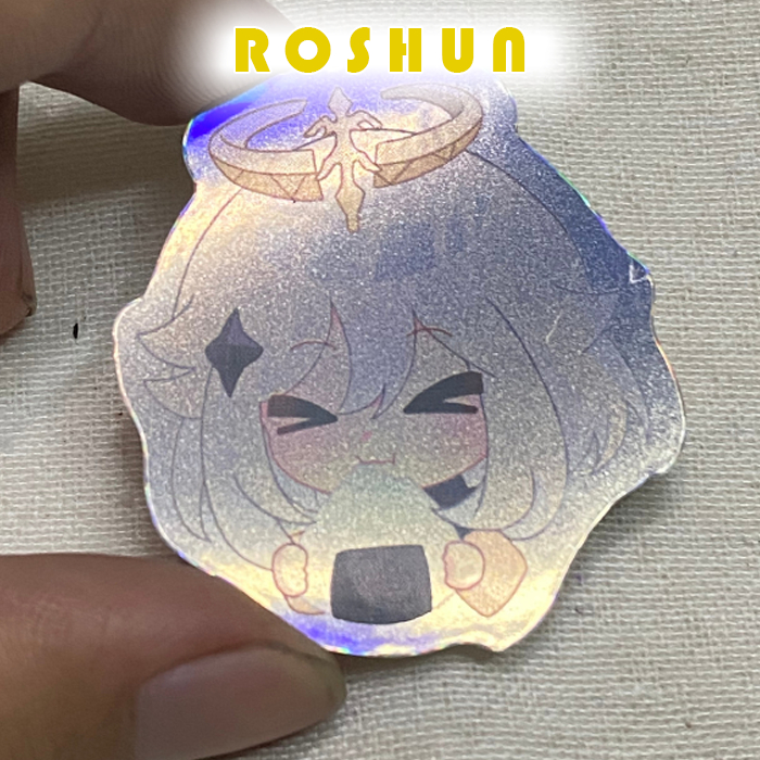 Jual Roshun Stiker Hologram Sticker Genshin Impact Paimon | Shopee ...