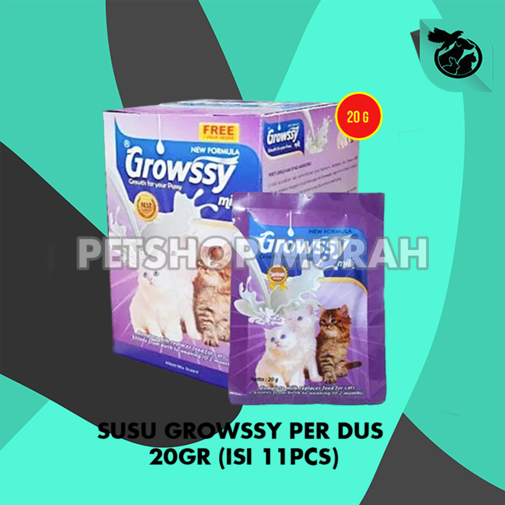 Jual Susu Anak Kucing Growssy 20 Gram Sachet Growsy kitten milk 20gr ...