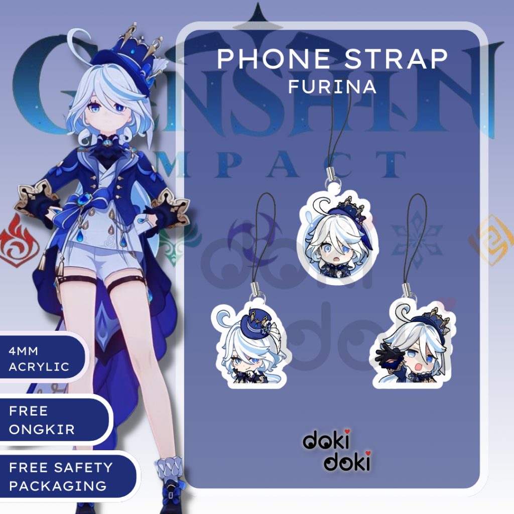 Jual PHONE STRAP HP FURINA GENSHIN IMPACT | Shopee Indonesia