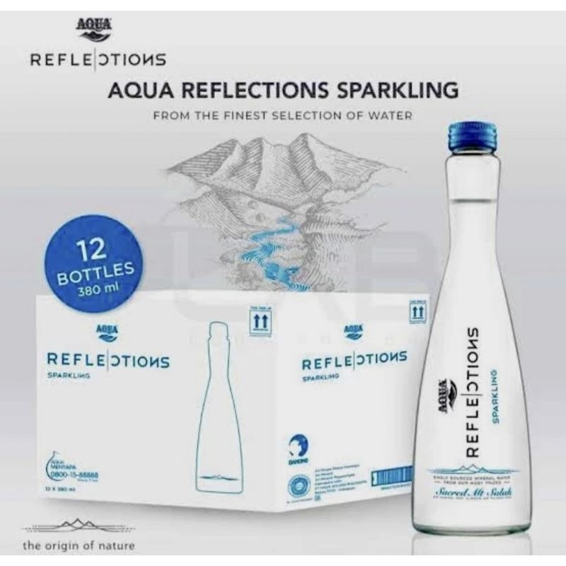 Jual Aqua reflections sparkling | Shopee Indonesia