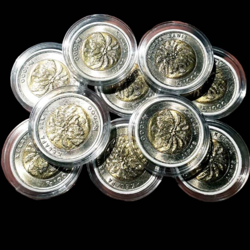 Jual Koin 1000 Kelapa Sawit Tahun 1993-2000 Plus Kapsul Khusus /Koin ...