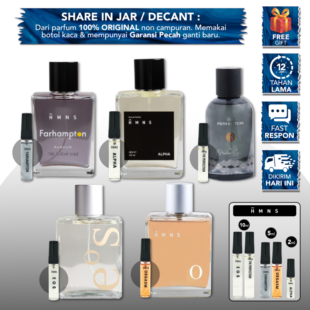 Jual DECANT HMNS PARFUME (SHARE IN JAR) NEW UINTITLED HUMANS AROMA 02 ...