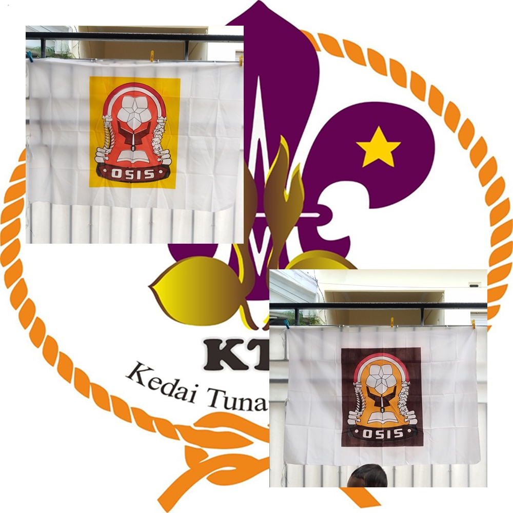 Jual Bendera OSIS SMP SMA Sablon | Shopee Indonesia