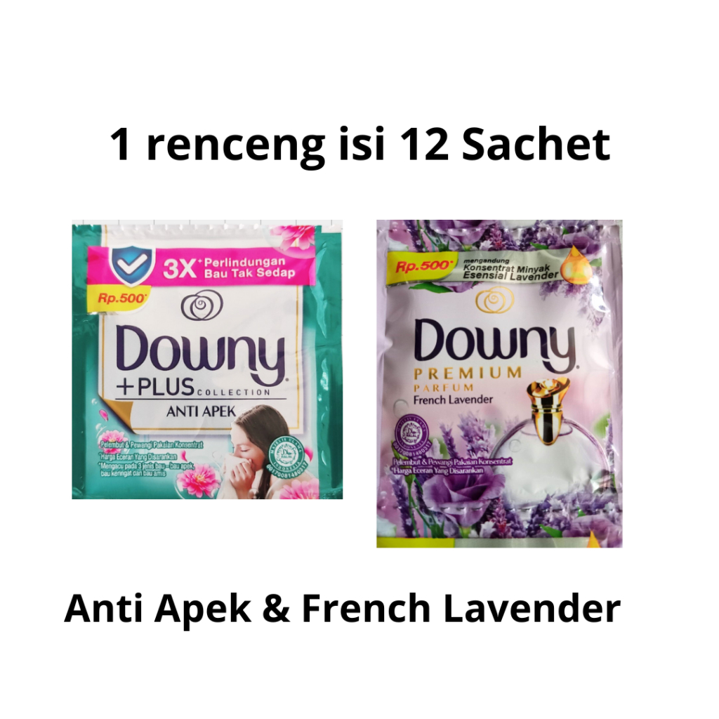Jual Downy Renceng Rp 500 isi 12 Sachet | Shopee Indonesia
