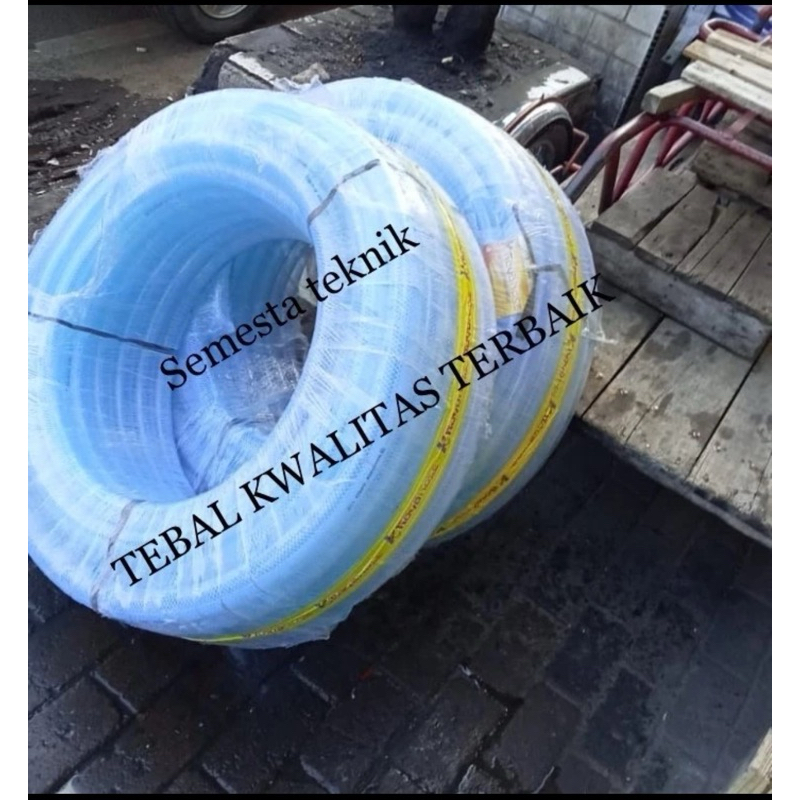 Jual Selang Air Benang Nylon Tebal ukuran 2 inch per meter | Shopee Indonesia