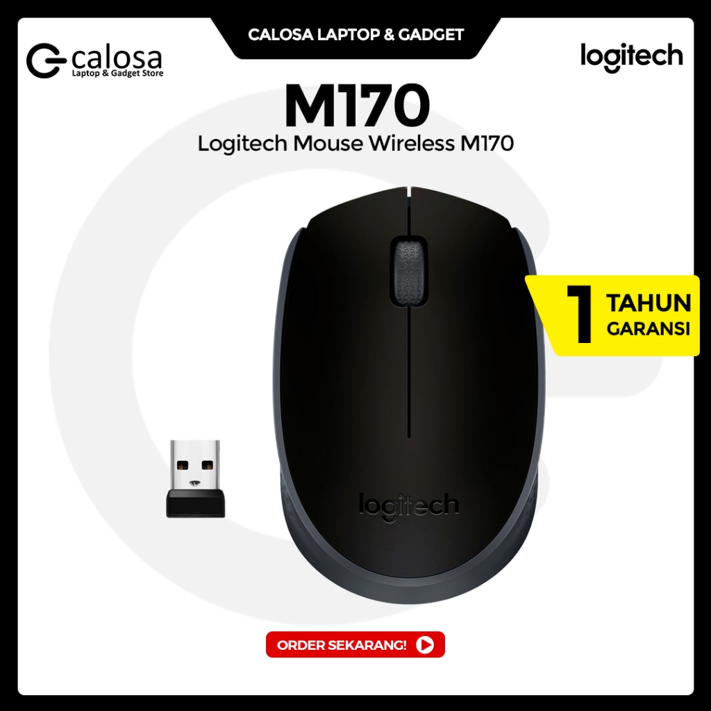 Jual Logitech M170 M171 Mouse Wireless 1000 DPI Original Garansi Resmi ...