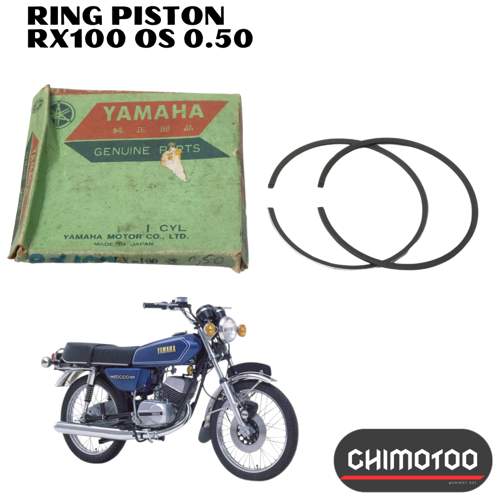 Jual Ring Seher Piston Yamaha Rx100 Rx 100 Os Oversize Ukuran 0 50