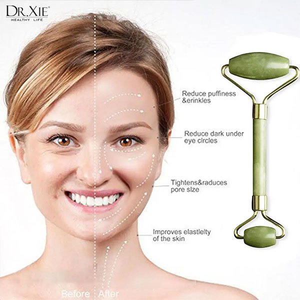 Jual Jade Roller Pijat Muka / Alat Tirus Facial Face Massage / Alat ...