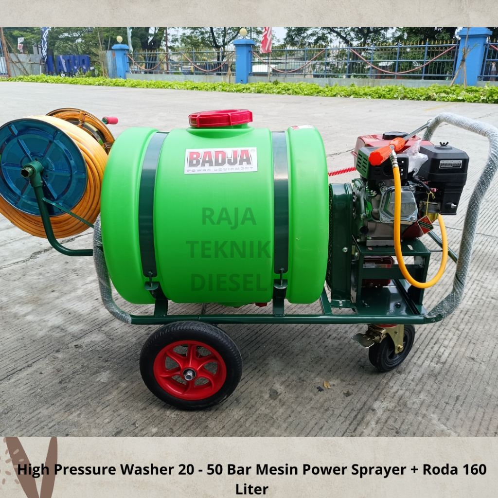 Jual Badja High Pressure Washer 20 - 50 Bar Mesin Power Sprayer + Roda ...