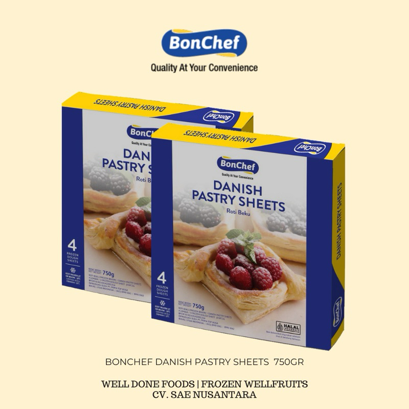 Jual BonChef Danish Pastry Sheets 750gr | Shopee Indonesia