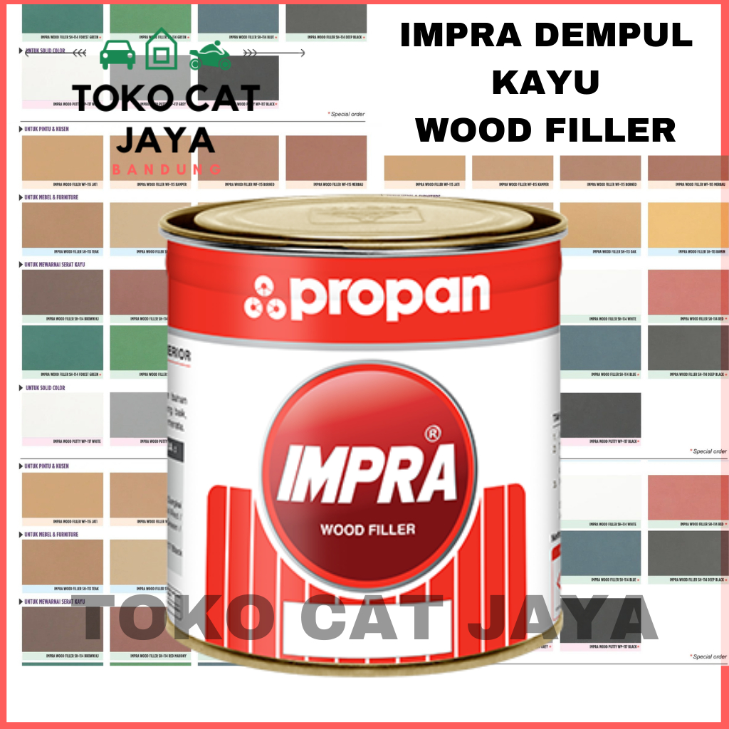Jual IMPRA WF Wood Filler Dempul Kayu 1kg | Shopee Indonesia