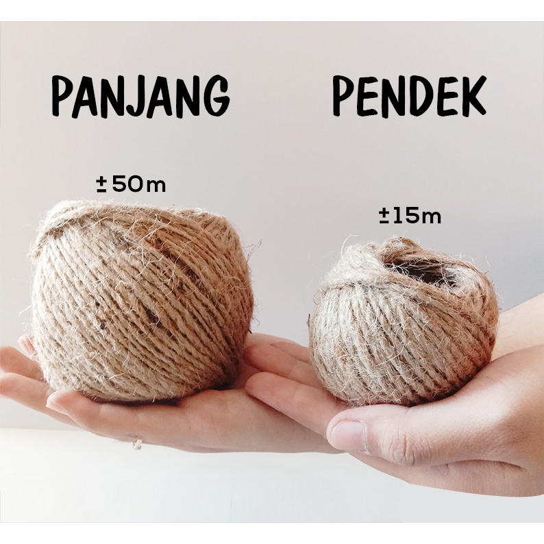 Jual Tali Goni Hampers Lebaran / Tali Rami Goni Cokelat / Tali Vintage ...