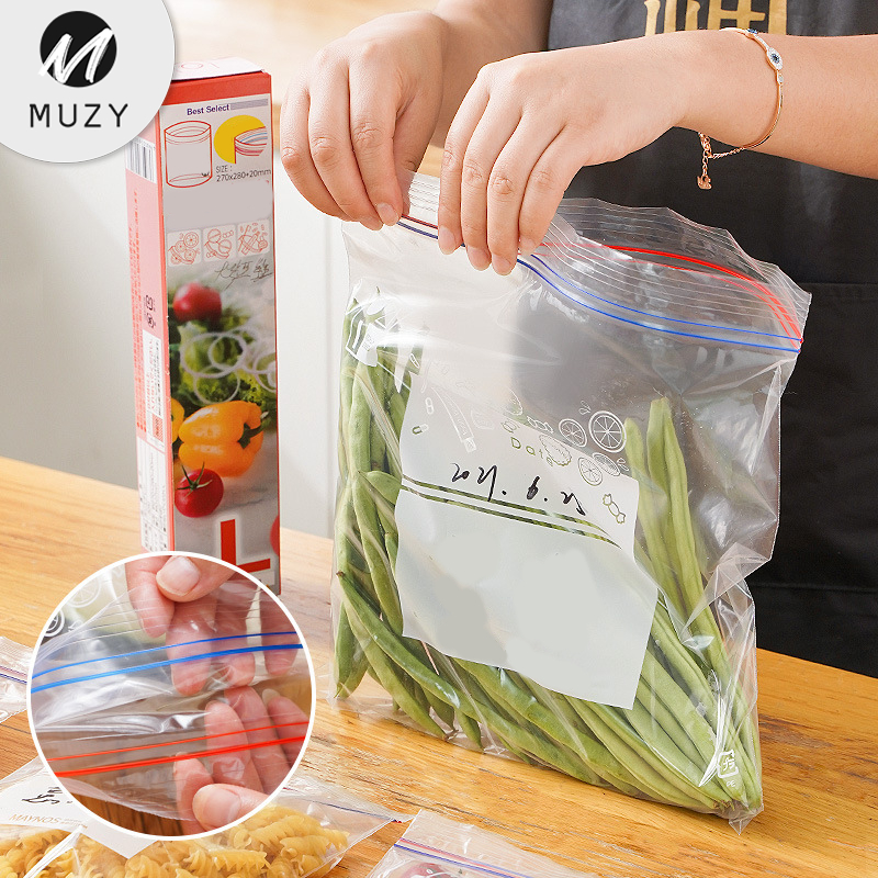 Jual Muzy Plastik Bungkus Plastik Double Ziplock Plastik Makanan dan ...