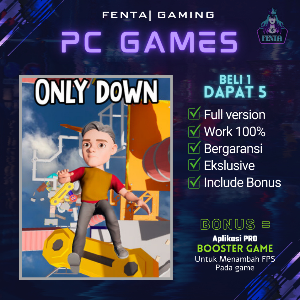 Jual ONLY DOWN - GAME PC - GAME LAPTOP | Shopee Indonesia